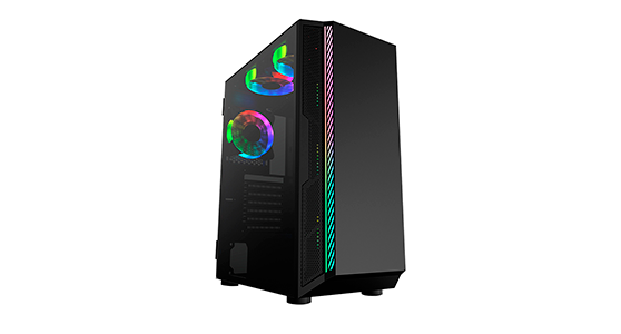 CHECKPOINT GAMING CASE CP-800RGB 6F NEGRO